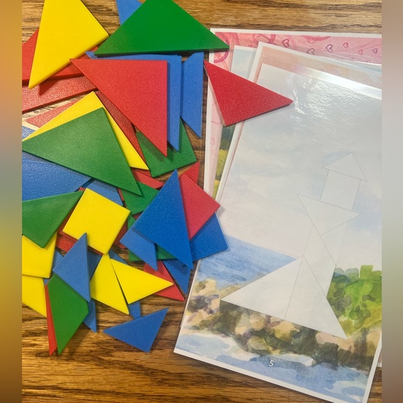 Games | Tangrams Set Homeschooling Educational | Poshmark